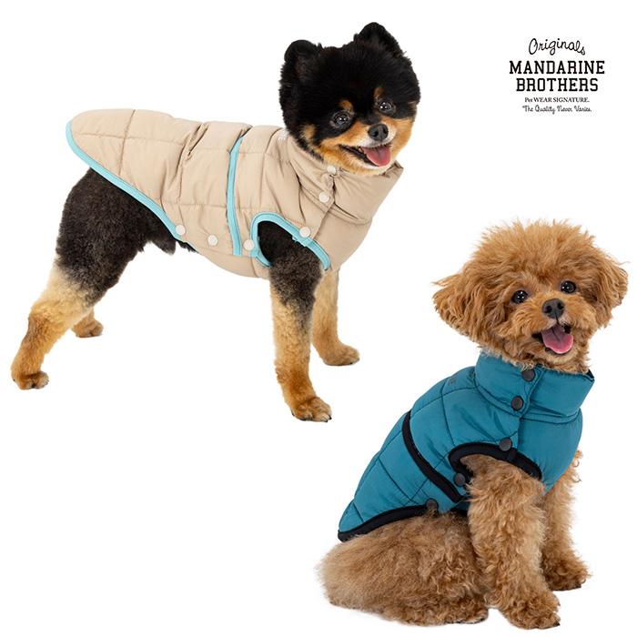 犬 ドッグウェア 犬の服 ベスト 中綿 MANDARINE BROTHERS マンダリンブラザーズ スーパーライトパフベスト 3L、4L : uminecco(ウミネッコ) - 通販 ...