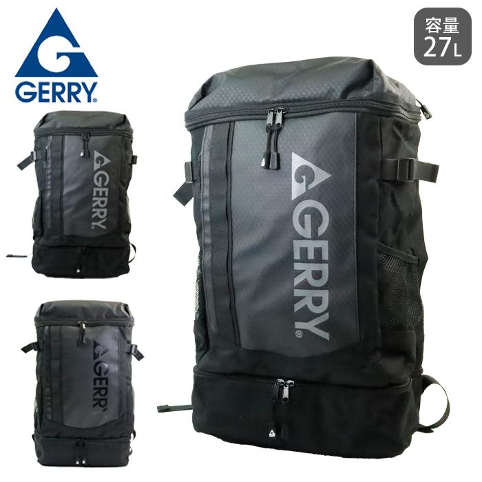 GERRY リュック 大容量 防水 通学 メンズ ジェリー バックパック リュックサック ボックスリュック スクエアリュック バッグ 撥水 ...