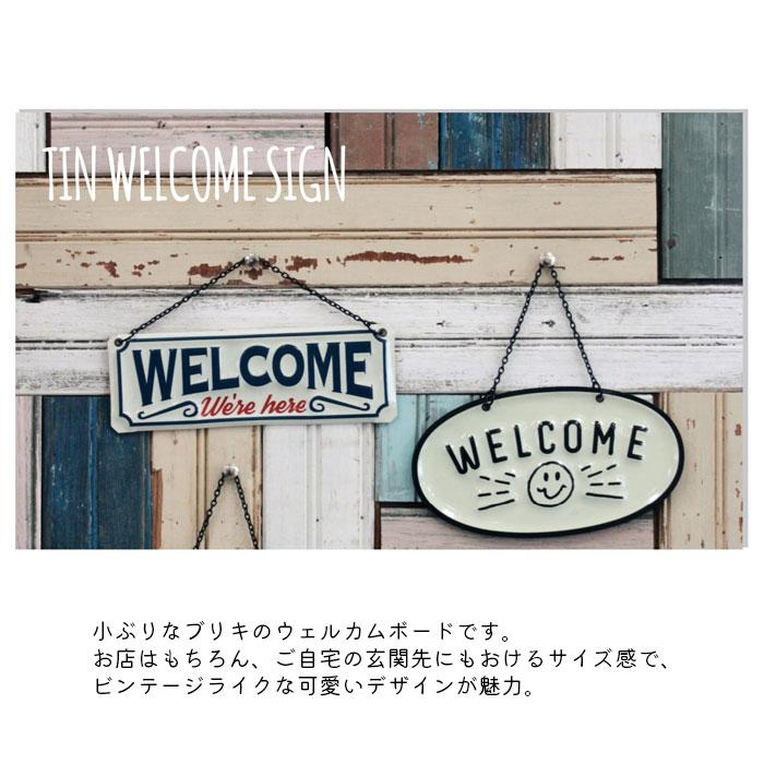 サインプレート アメリカン ドア ティン WELCOME サイン サインプレート アメリカン ドア ティン WELCOME サイン