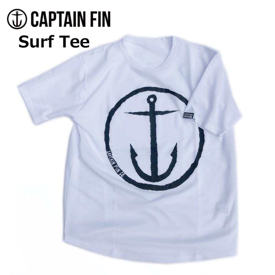 CAPTAIN FIN（キャプテンフィン） CF Surf Tee White / CAPTAIN FIN サーフィン用Tシャツ 日焼け防止 ...