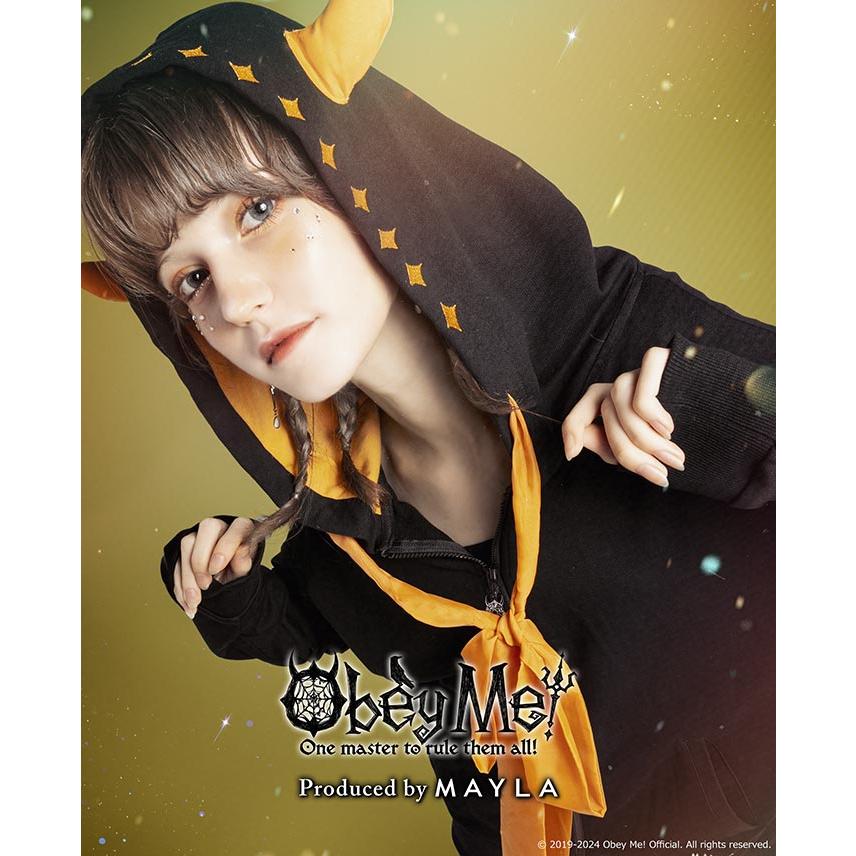 MAYLA マイラ Obey Me! おべいみー！ グッズ 服 オベイミー! アイコニック フーディ Mammon マモン レディース 女性 ...