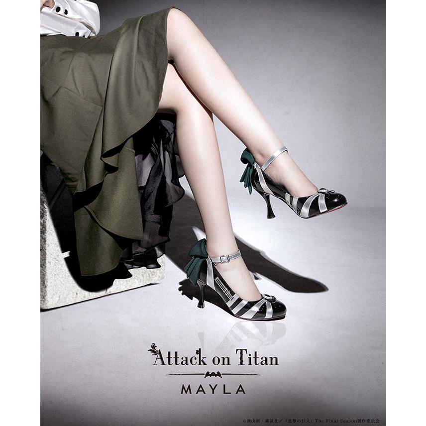 MAYLA マイラ 進撃の巨人 グッズ 靴 パンプス アイコニックシューズ 調査兵団ニューモデル リヴァイ レディース 女性 正規品 新品 公式 : GIV(ギヴ)Yahoo!店 - 通販 ...