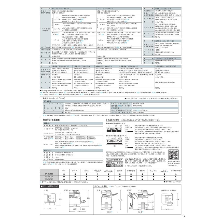 SHARP（シャープ） デジタルフルカラー複合機 BP-61C26 : ギブアンドテイク - 通販 - Yahoo!ショッピング
