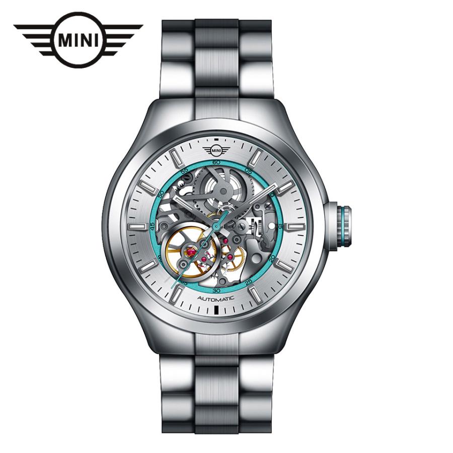 MINI AUTOMATIC WATCH 161823A シルバー/ライトブルー 42mm 機械 MINI AUTOMATIC WATCH 161823A シルバー/ライトブルー 42mm 機械