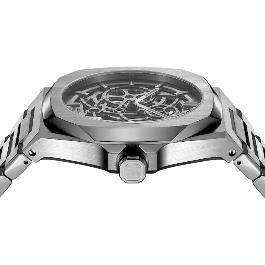 D1 MILANO SKELETON RESTYLING SKBJ11 ガンメタル ディーワンミラノ スケルトン メンズ腕時計 自動巻き SSブレスレット 【正規品】 :skbj11 ...