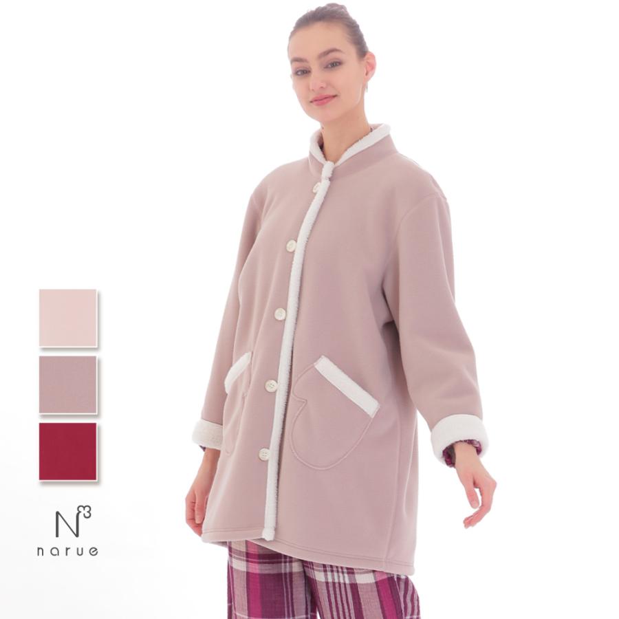 Narue ルームウェア パジャマ ナルエー narue フリースボア 長袖ガウン 秋 冬 na23-52203 : e-gate shop Yahoo!店 - 通販 - Yahoo!ショッピング