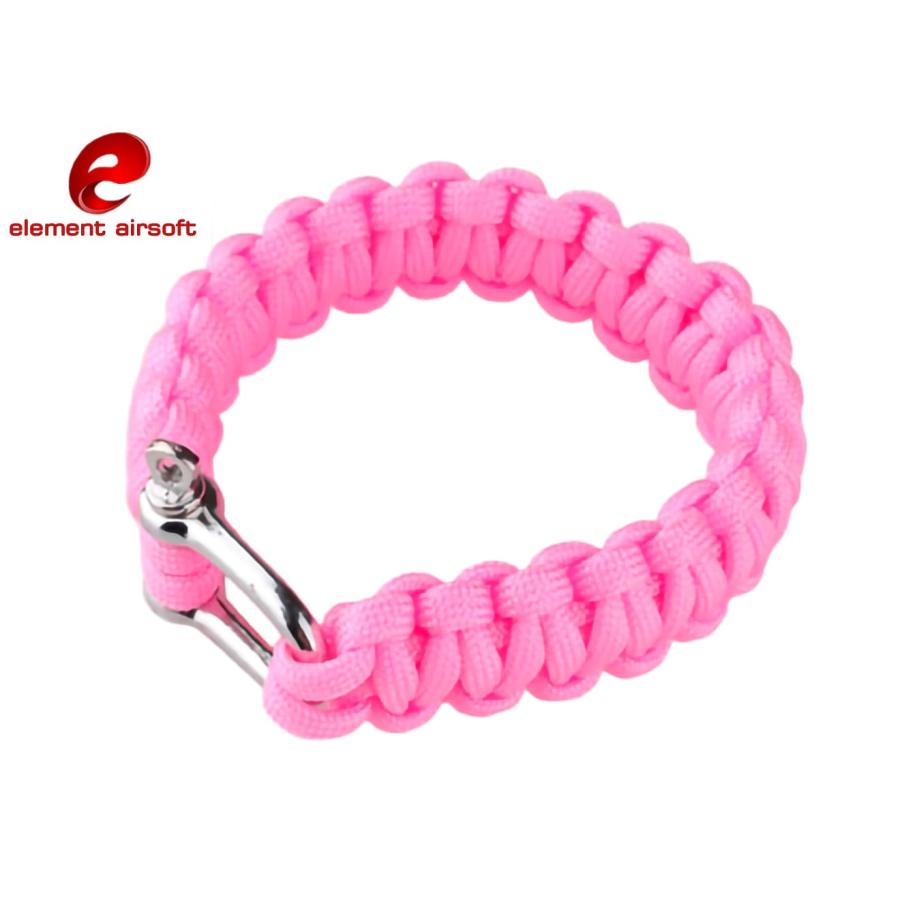 EX-372P 【正規品】ELEMENT セーフティロープ ブレスレット(シャックルVer)ピンク :EX-372P:GLAMP FIELD - 通販 - Yahoo!ショッピング