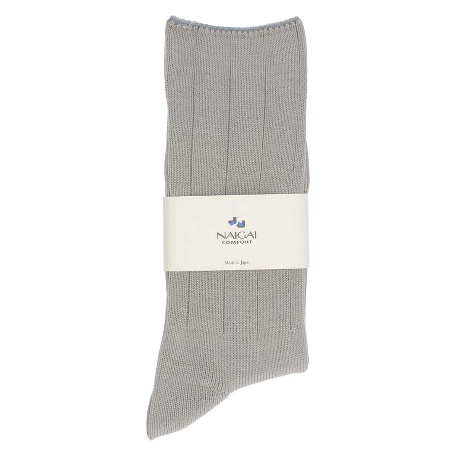 NAIGAI COMFORT ナイガイ コンフォート 日本製 綿100% 口ゴムなし 抗菌防臭加工 ショート丈 メンズ カジュアル ソックス 靴下 男性 プレゼント 02302508 : ...