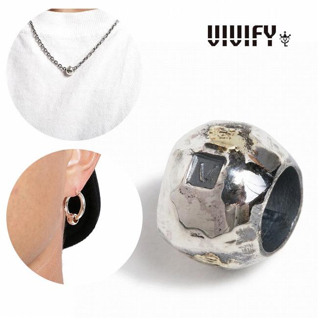 ビビファイ VIVIFY シルバービーズ フープピアス カスタムパーツ Solid Silver Beads /Large Ball w/gold : vfo-119 : GRAND ...