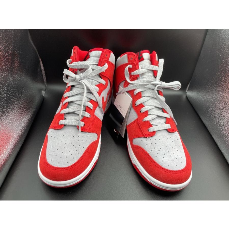 NIKE [27.5cm]NIKE BY YOU DUNK HI グレイ/レッド DJ7023-991 : リユースショップGLANT - 通販 - Yahoo!ショッピング