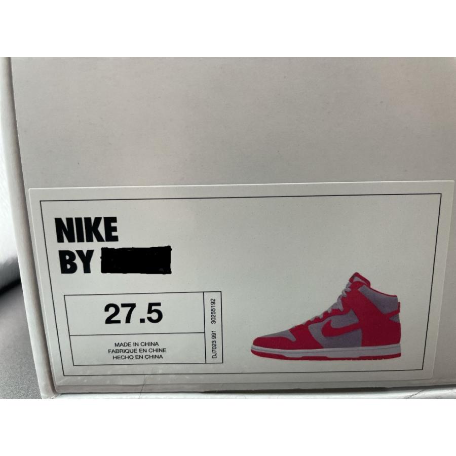 NIKE [27.5cm]NIKE BY YOU DUNK HI グレイ/レッド DJ7023-991 : リユースショップGLANT - 通販 - Yahoo!ショッピング