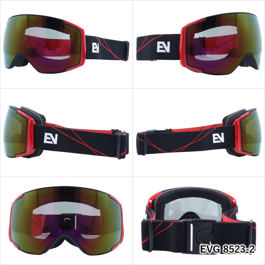 イヴァルヴ スキー ゴーグル スノーゴーグル スノボ スノーボード ミラーレンズ アジアンフィット EVOLVE EVG 8523 メガネ対応 プレゼント ギフト : 眼鏡達人 - 通販 ...