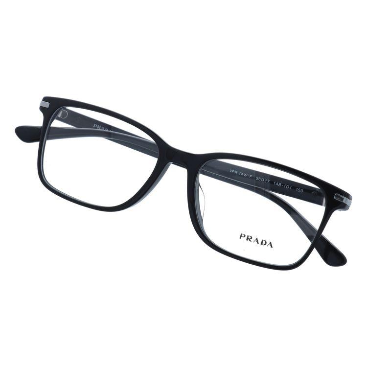 PRADA（プラダ） メガネ フレーム 国内正規品 伊達メガネ 老眼鏡 度付き ブルーライトカット PRADA PR 14WVF 1AB1O1 ...