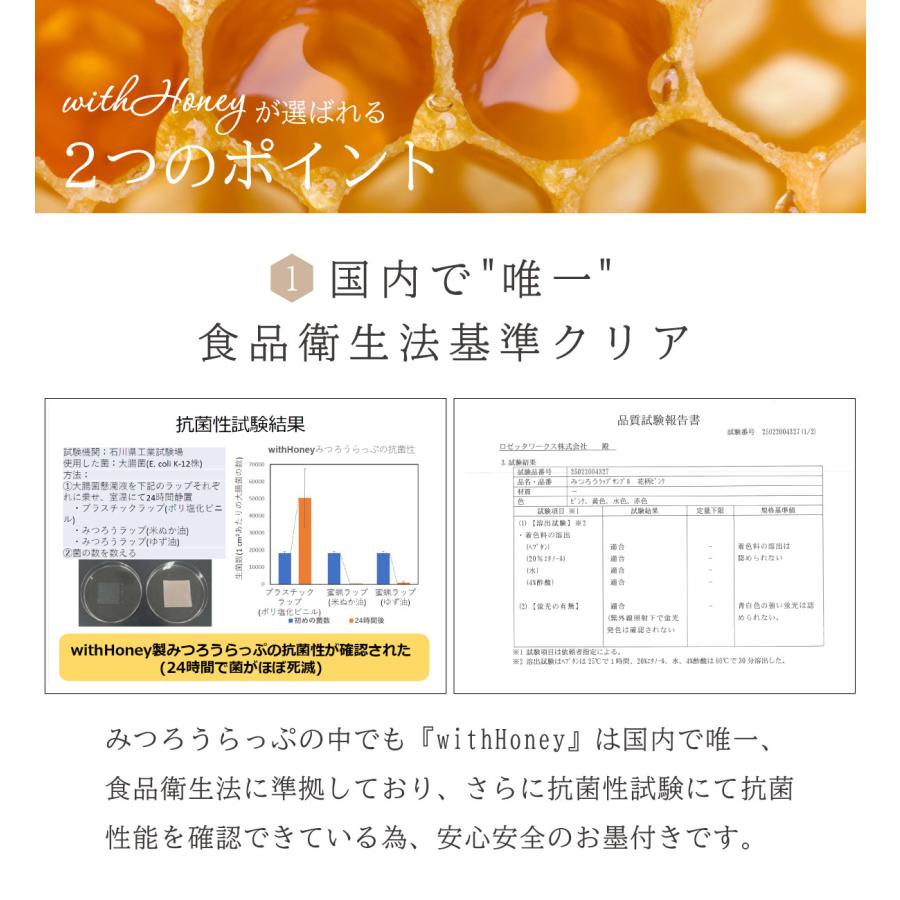 みつろうらっぷ Mサイズ 食品用ラップ 食品保存 蜜蝋 エコ 国内生産 日本製 抗菌 保湿 サステナブル 繰り返し使える 洗える 保存 保管 ...