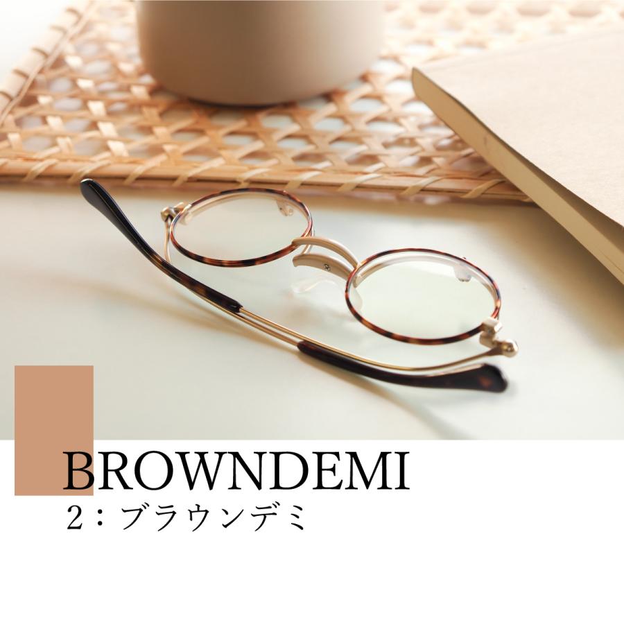 SHIORI 老眼鏡 栞 跳ね上げ式 ブルーライトカット メンズ レディース リーディンググラス おしゃれ 折りたたみ 老眼 眼鏡 メガネ 鯖江 SI-13 : オプティックストアグラス ...