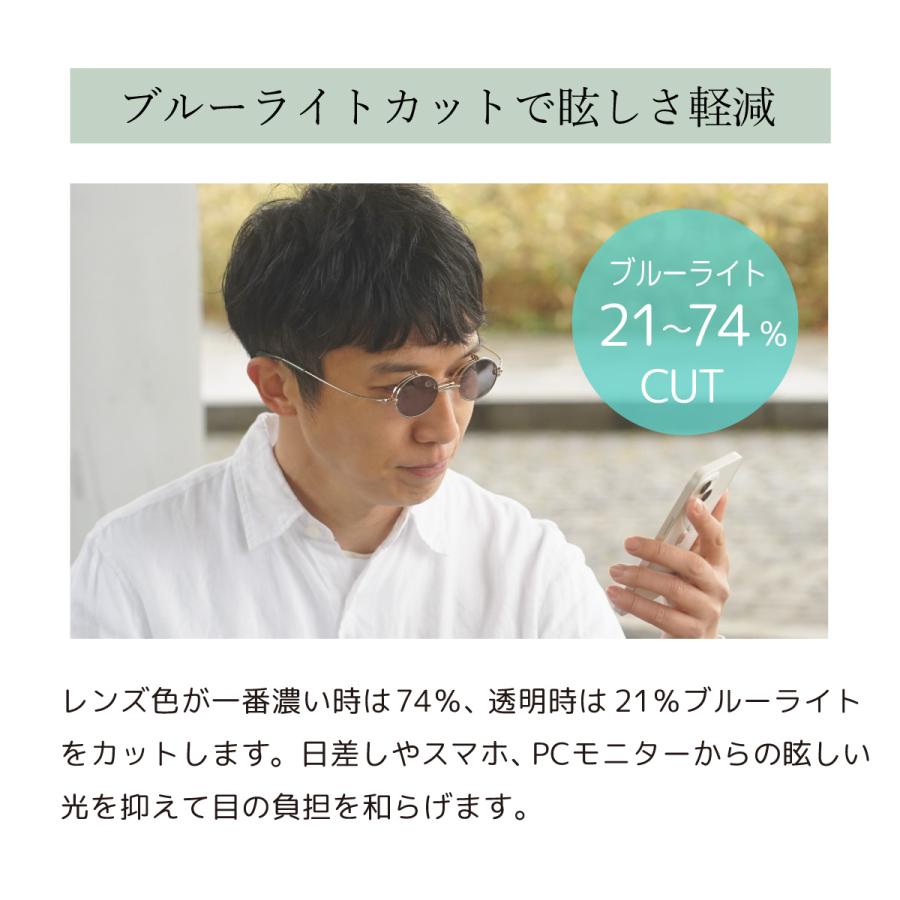 SHIORI 老眼鏡 栞 跳ね上げ式 調光レンズ ブルーライトカット メンズ レディース リーディンググラス 折りたたみ 老眼 眼鏡 メガネ 鯖江 SI-13PH : オプティックストアグラス ...