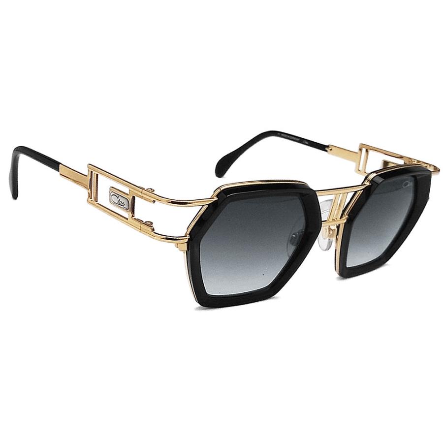 CAZAL LEGENDS カザールレジェンズ 677 001 サングラス ブラック×ゴールド メンズ 男性 ドイツ製 ヘキサゴン型 ビンテージ ストリート ファッション : グラスパパ ...