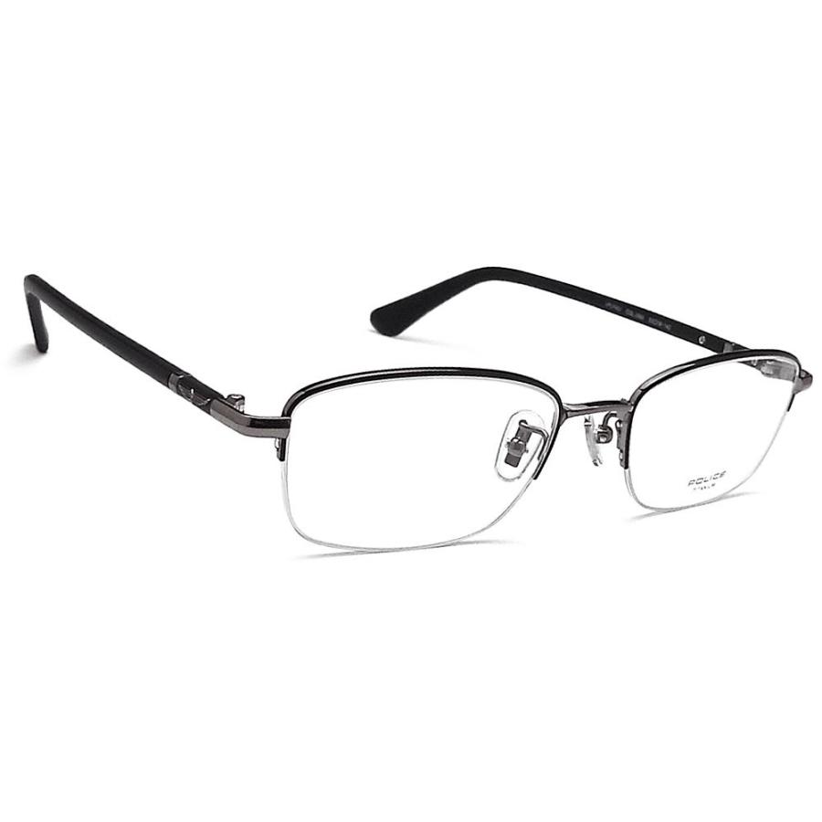 豊富な，人気 POLICE ポリス メガネフレーム VPLF40J-0568 眼鏡 伊達