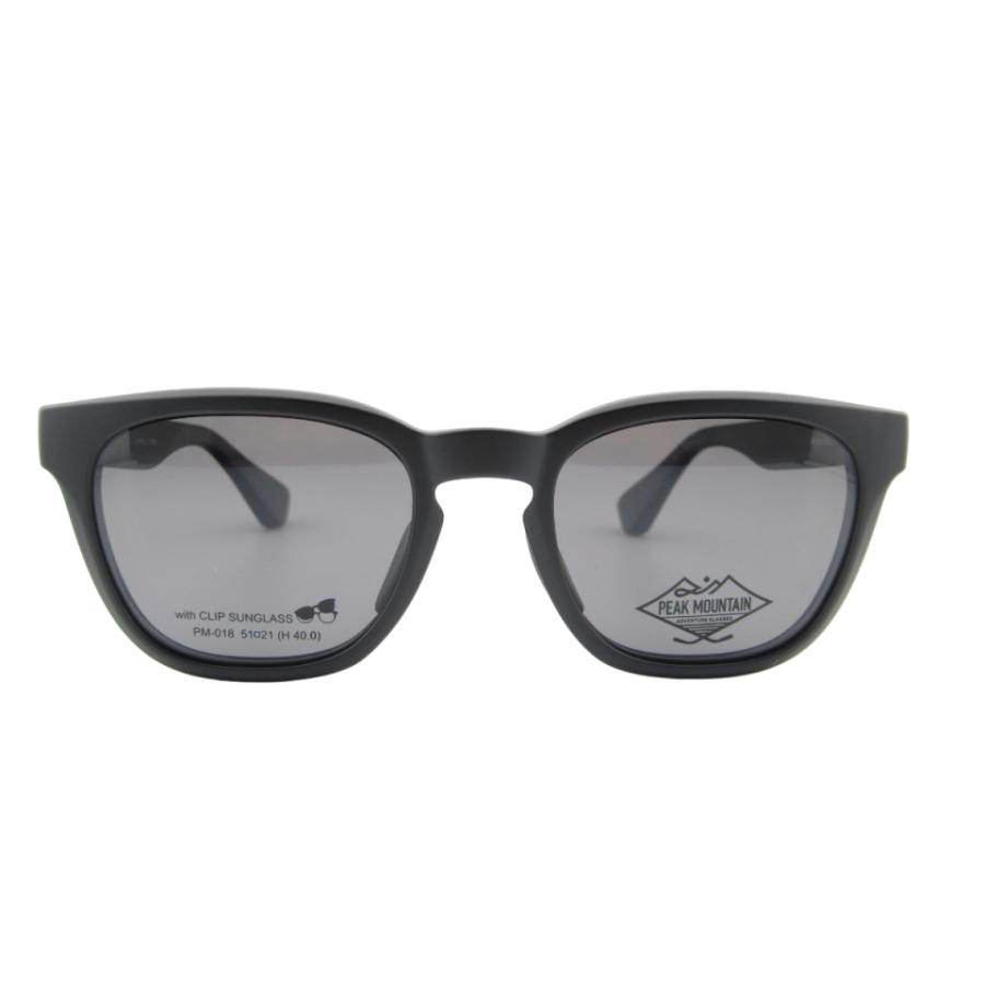 クリップオンサングラス マグネット 偏光 ピークマウンテン PM-018