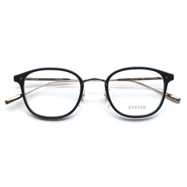 【EYEVAN】アイヴァン メガネ Danforth col.PBK 47サイズ 度付又は度無レンズ標準装備 【正規品】【送料無料】【日本製】【アイバン】 クラシック ...