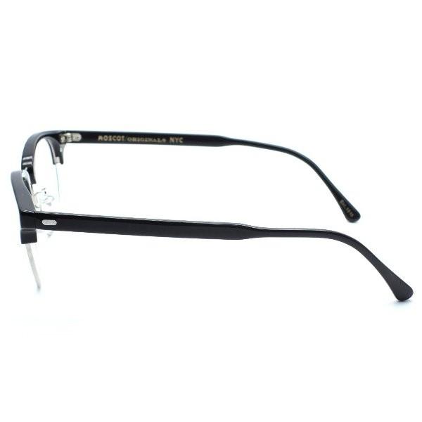 MOSCOT 【MOSCOT】モスコット メガネ YUKEL col.BLACK/SILVER 48サイズ 度無伊達メガネレンズ付き【店内全品送料無料】【正規品】クラシック ボストン ...