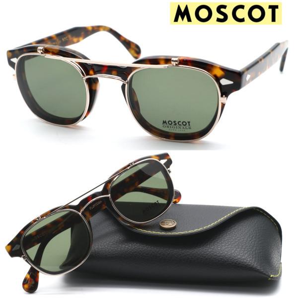 MOSCOT 【MOSCOT】モスコット メガネ FLIPTOSH col.TORTOISE 46サイズ フリップアップサングラス 度付又は度無レンズ標準装備【送料無料】【正規品】ボストン ...