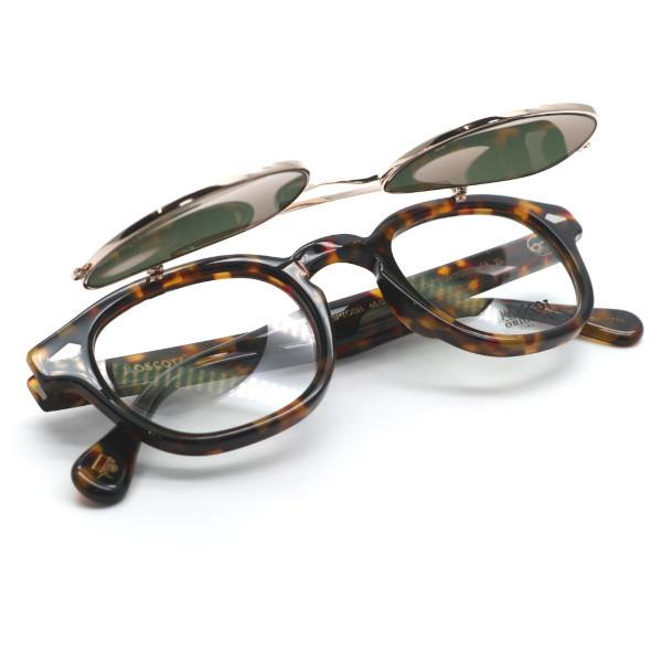 MOSCOT 【MOSCOT】モスコット メガネ FLIPTOSH col.TORTOISE 46サイズ フリップアップサングラス 度付又は度無レンズ標準装備【送料無料】【正規品】ボストン ...
