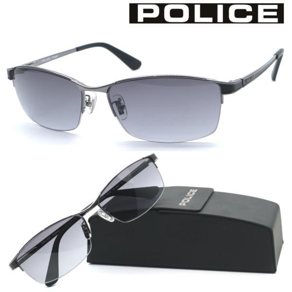POLICE 【POLICE】ポリス サングラス SPLM29J col.568N JET 【デリーゴジャパン正規品】【送料無料】メンズ ユニセックス おしゃれ ブランド ...