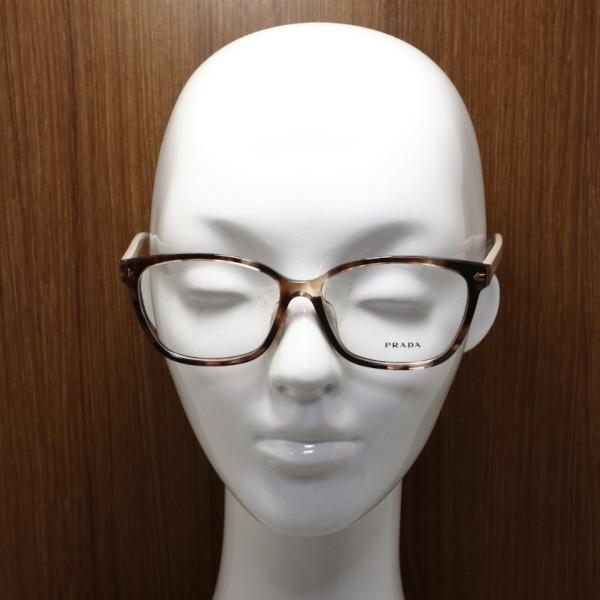 PRADA（プラダ） 【PRADA】プラダ メガネ VPR 15Z-F col.07R-101 度付又は度無レンズ標準装備【ルックスオティカ ...