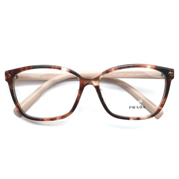 PRADA（プラダ） 【PRADA】プラダ メガネ VPR 15Z-F col.07R-101 度付又は度無レンズ標準装備【ルックスオティカ ...