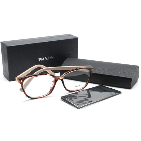 PRADA（プラダ） 【PRADA】プラダ メガネ VPR 15Z-F col.07R-101 度付又は度無レンズ標準装備【ルックスオティカ ...
