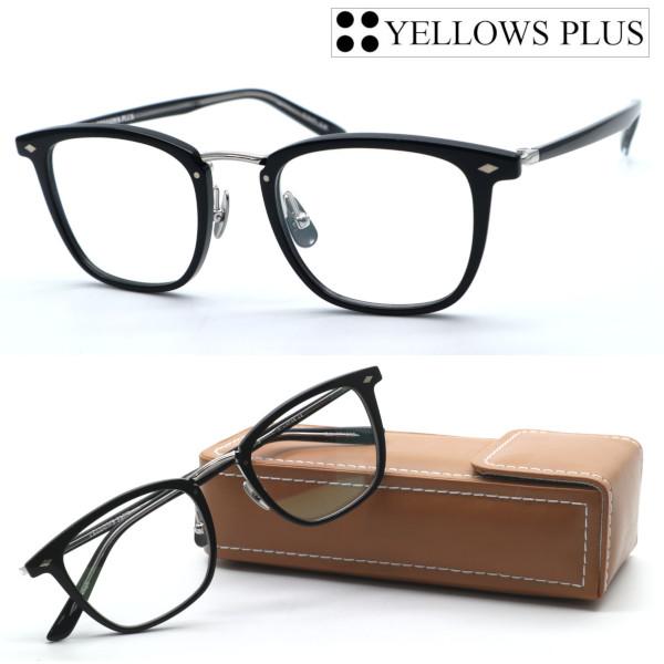 YELLOWS PLUS 【YELLOWS PLUS】イエローズプラス メガネ ELBART col.1W 度付又は度無レンズ標準装備【正規品】【送料無料】【日本製】ブランド メンズ ...