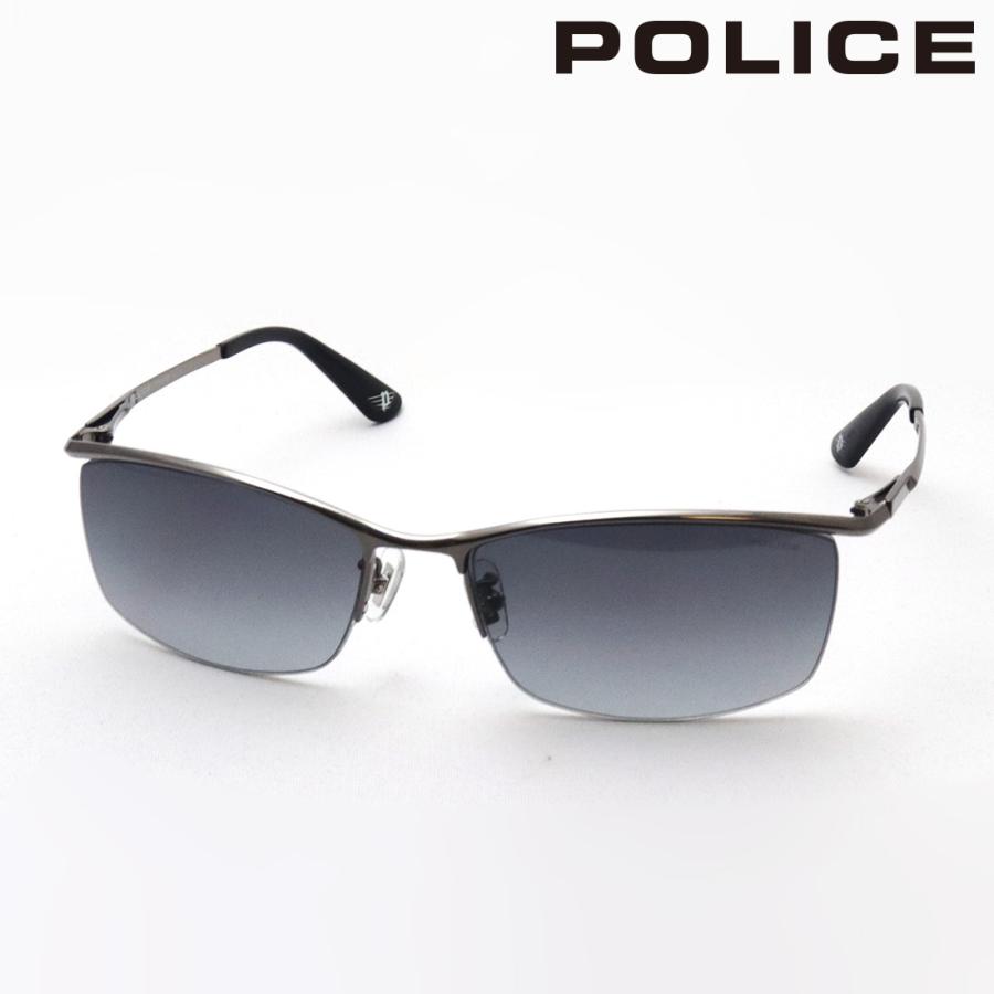POLICE ポリス サングラス NewModel SPLG38J 0568 VOLTAGE ハーフリム : グラスマニア Tokyo ...
