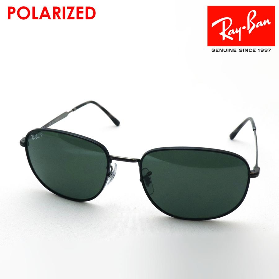 Ray-Ban レイバン 偏光サングラス NewModel RB3754 927458 60 スクエア 純正度付きレンズ可 ブラック系 ...