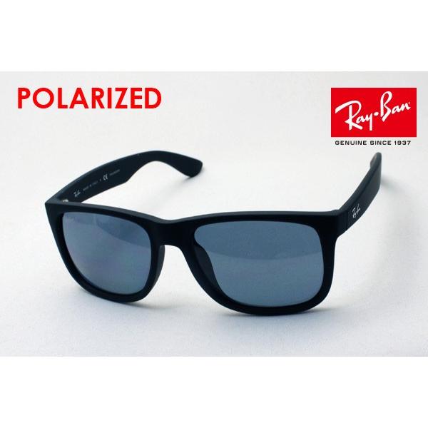 Ray-Ban レイバン 偏光サングラス ジャスティン RB4165F 6222V ウェリントン 純正度付きレンズ可 : グラスマニア ...