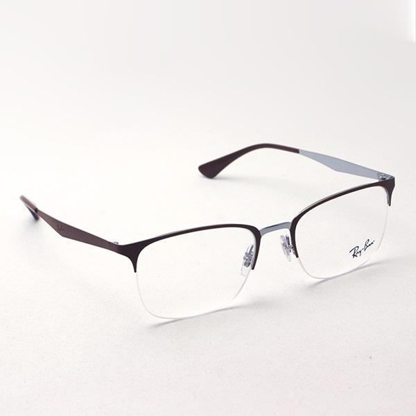 Ray-Ban レイバン メガネ プレミア生産終了モデル 伊達メガネ RX6433 3040 ハーフリム : グラスマニア Tokyo ...