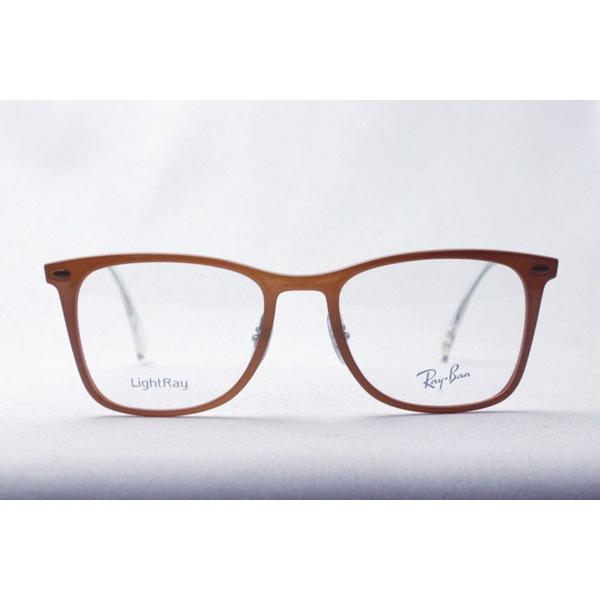 Ray-Ban レイバン メガネ プレミア生産終了モデル 伊達メガネ RX7086 5642 LIGHT RAY ウェリントン : グラス ...