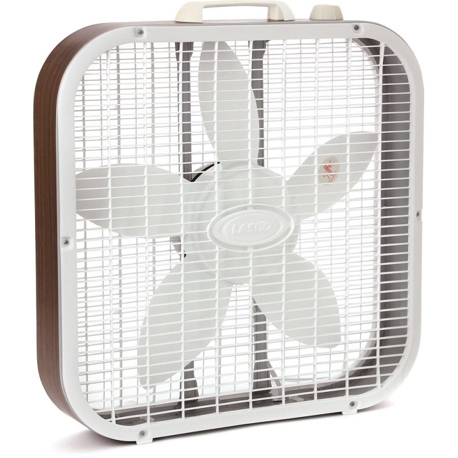 LASKO BOX FAN ラスコボックスファン「ウォールナット」「3733」「サーキュレーター/扇風機」 ウォールナット転写プリントは国内 ...
