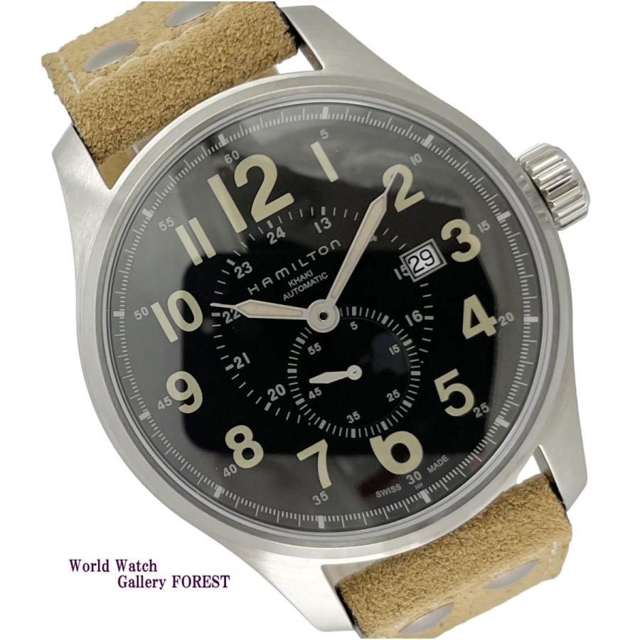 HAMILTON ハミルトン カーキ フィールドオフィサーオート 中古 メンズ腕時計 H70655733 自動巻き 黒文字盤 : 時計専門店 ...
