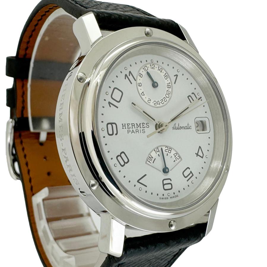 HERMES エルメス クリッパー CL5.710 GMT パワーリザーブ 中古 メンズ腕時計 自動巻き 白 : 時計専門店FOREST - 通販 - Yahoo!ショッピング
