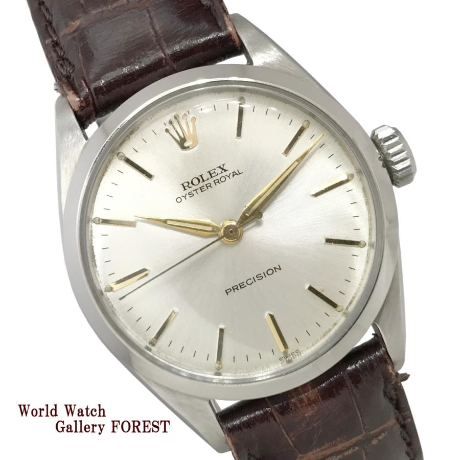 ROLEX ロレックス オイスター ロイヤル Ref 6444 アンティーク ヴィンテージ SS シルバー 手巻き 中古 メンズ腕時計 ...