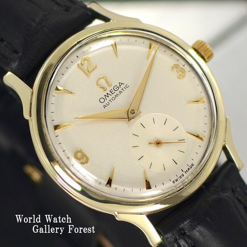 OMEGA 仕上げ済み オメガ メンズ腕時計 中古 Cal 344 バンパー式 自動巻き スモールセコンド ヴィンテージ アンティーク 14 ...