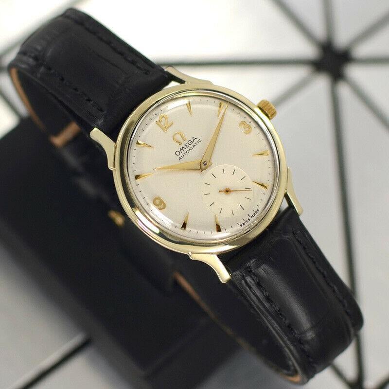 OMEGA 仕上げ済み オメガ メンズ腕時計 中古 Cal 344 バンパー式 自動巻き スモールセコンド ヴィンテージ アンティーク 14 ...