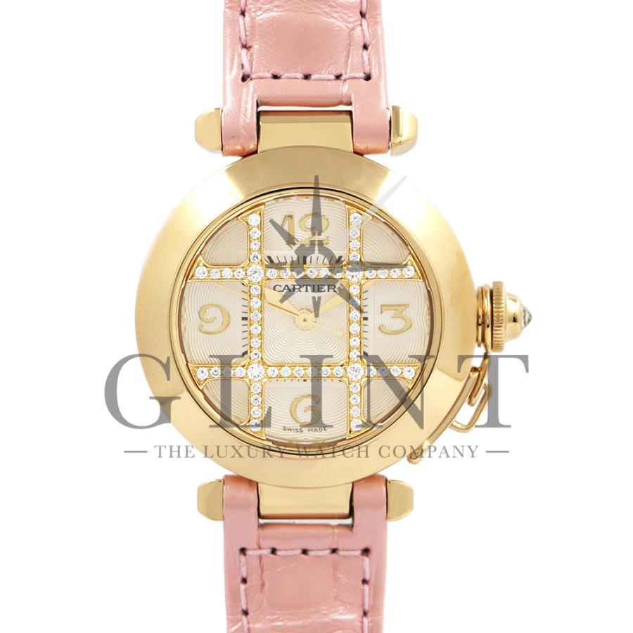 カルティエ（CARTIER）パシャ ドゥ カルティエ 32mm WJ102256 18Kイエローゴールド 生産終了モデル 純正ダイヤモンド レディース 腕時計 : ct0051 : グリント ...