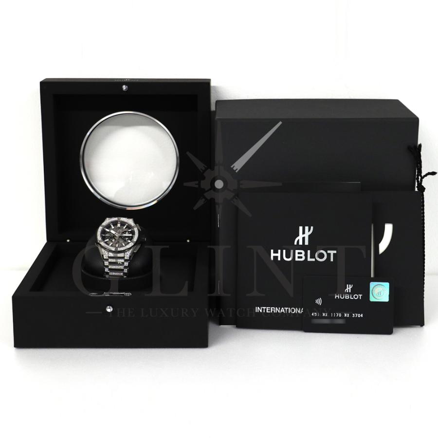 HUBLOT ウブロ（HUBLOT）ビッグ・バン インテグレーテッド チタニウムパヴェ 451.NX.1170.NX.3704 42mm 腕時計 メンズ : グリント - 通販 - Yahoo ...