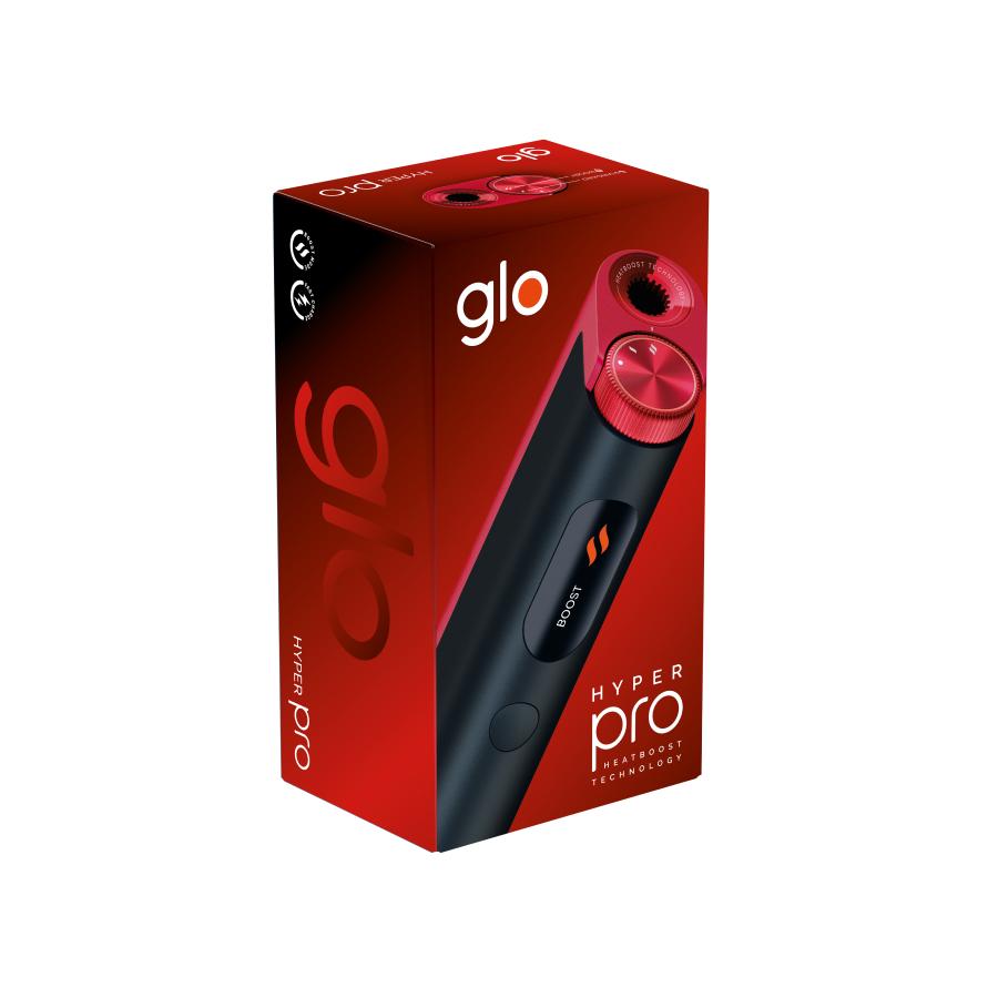 新商品 ポイント15倍 グロー ハイパー プロ hyper pro ルビー・ブラック 加熱式タバコ 本体 たばこ デバイス スターターキット ...