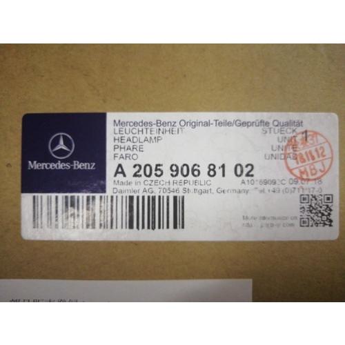 【GPマテリアル品】純正品 メルセデスベンツ Cクラス W205 ヘッドランプ 左 A2059068102 : GLOBAL-Parts ...