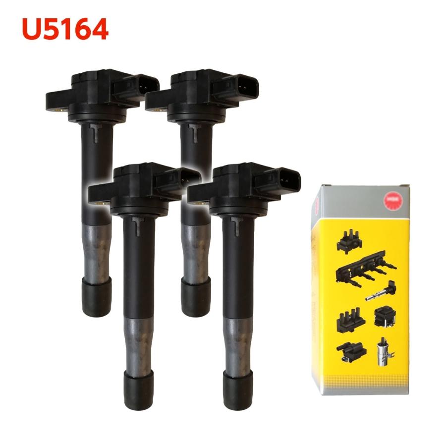 NGK イグニッションコイル オデッセイ RB1 RB2 4本 U5164 30520-RRA-007 30520-PCX-007 30520-RWC-A01 30520-PNC-004 ...