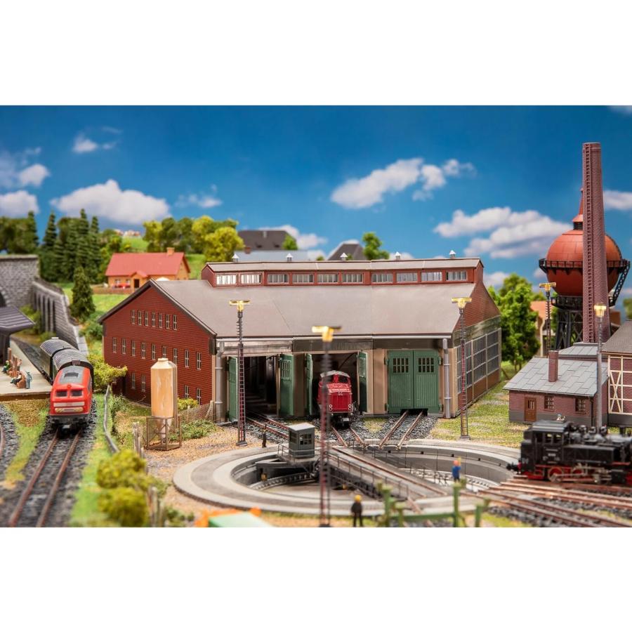 ファーラー(Faller) N 3レーン機関庫 231716 : global-train(グローバルトレイン) - 通販 - Yahoo!ショッピング