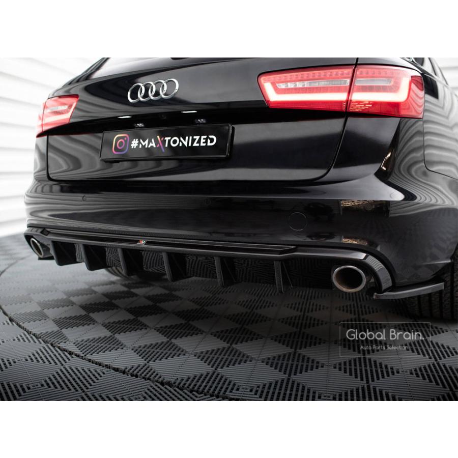 アウディ A6 4G C7 前期 標準 リア ディフューザー スポイラー / バランス スプリッター アンダー エプロン : Global Brain - 通販 - Yahoo!ショッピング